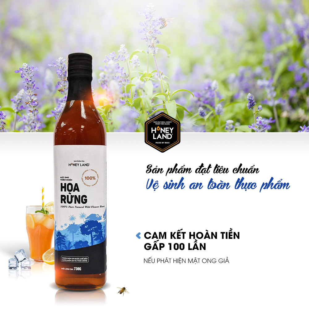 Combo 3 Chai Mật Ong Hoa Rừng 730g/Chai